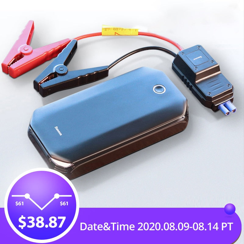 Baseus Car Jump Starter Starting Device Battery Power Bank 800A Jumpst ...